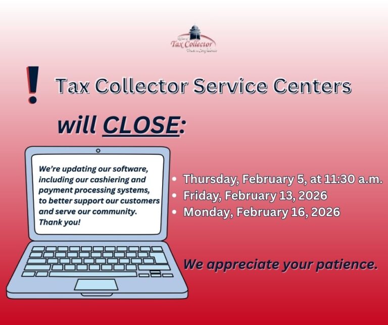 Polk Tax Collector Office's Software System Upgrades Require Upcoming ...